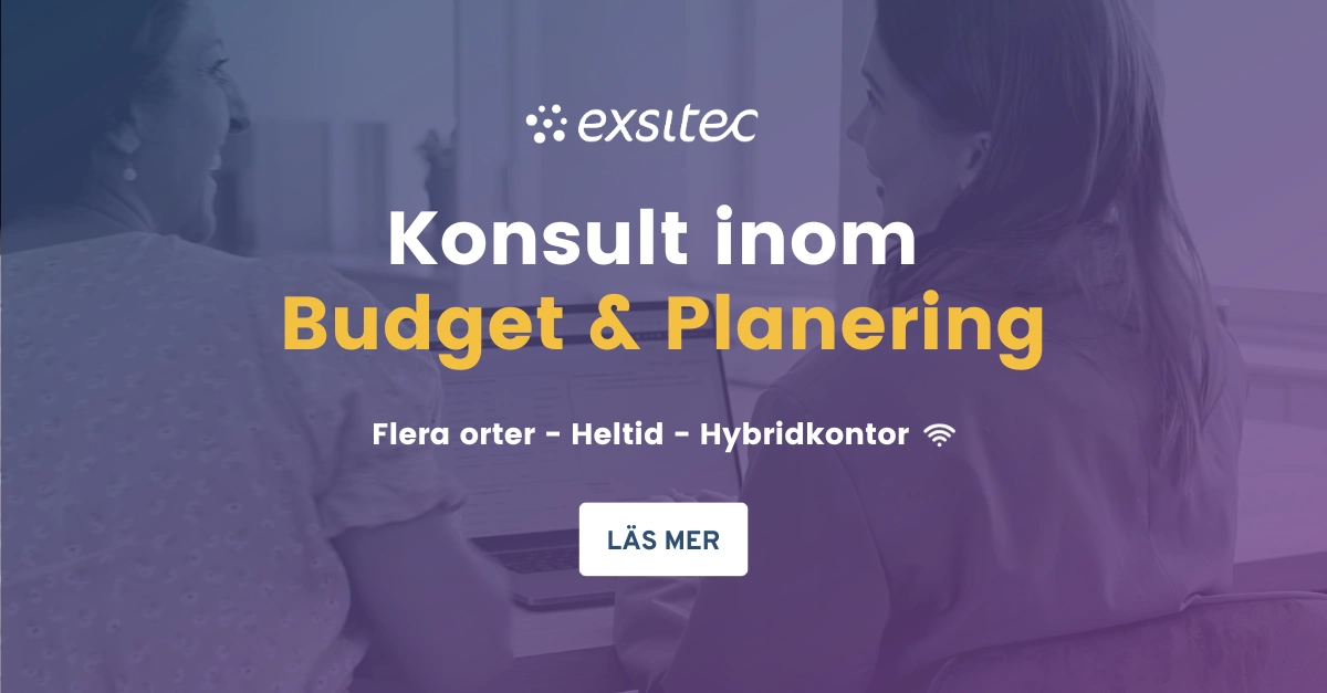 Budget & Planering/BI | Exsitec
